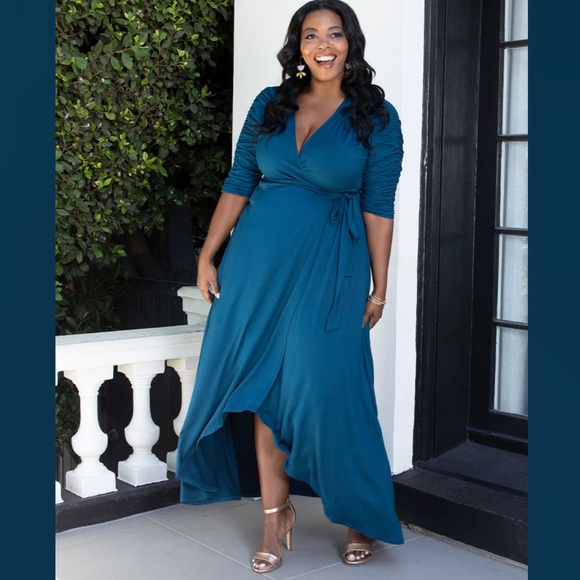 Kiyonna | Dresses | Kiyonna Plus Meadow Highlow Maxi Dress Nwt | Poshmark